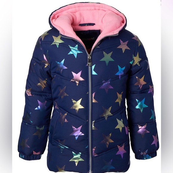 Limited Too | Jackets & Coats | Limited Too Navy Star Puffer Jacket ...
